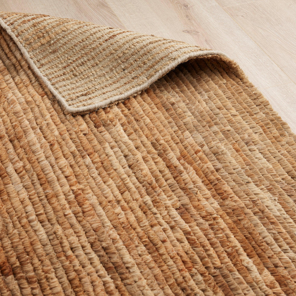 Organic Jute Rugs | Leys Hand Knotted Jute Rug in Natural & Brown ...
